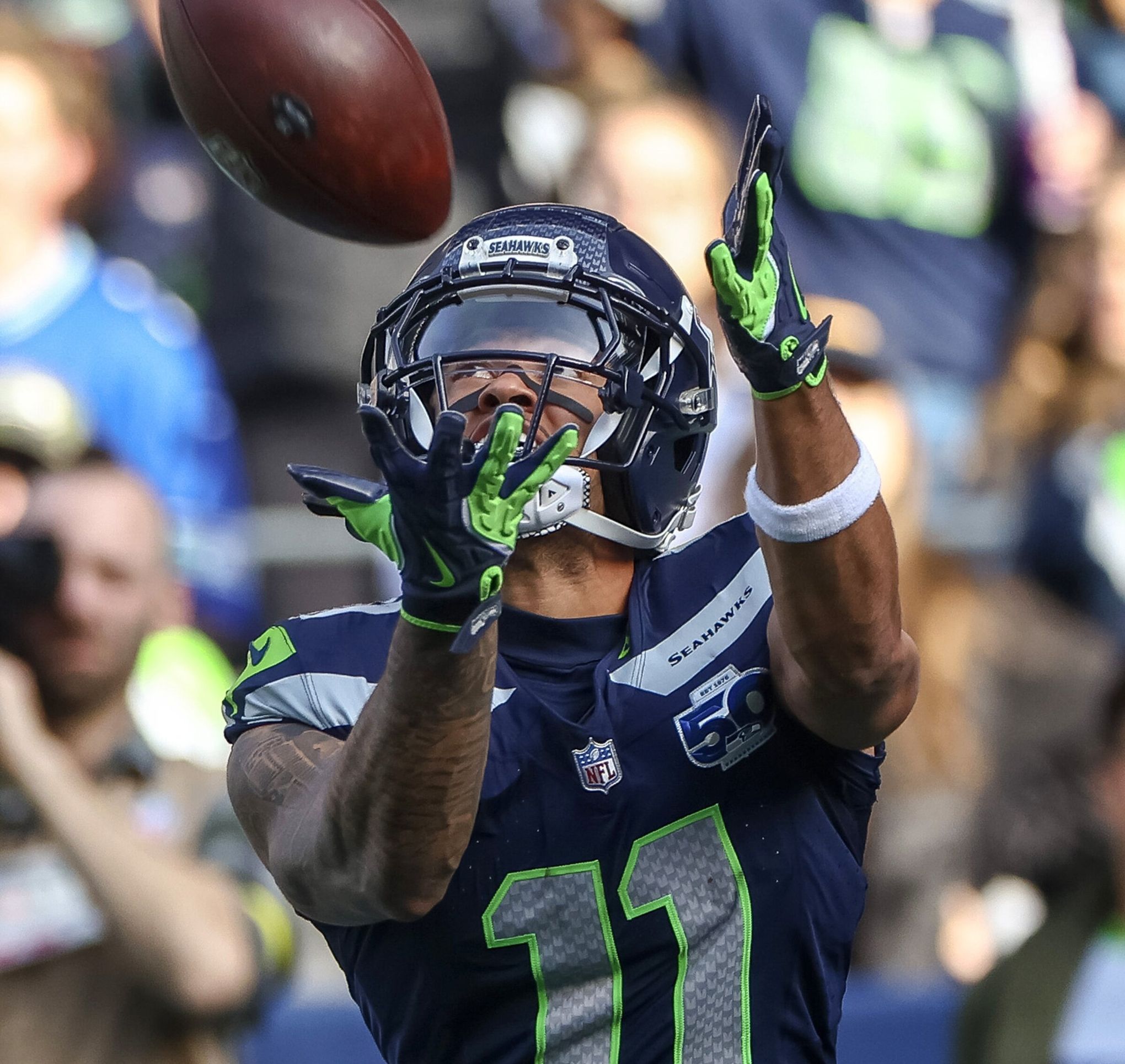 Seahawks WR Jaxon Smith-Njigba receiving yards tracker for 2025 season ...