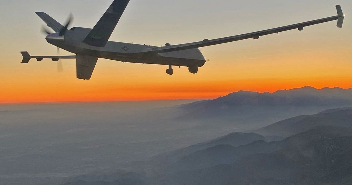 U.S. Air Force searches for fallen Reaper drone in Yellow Sea | The ...