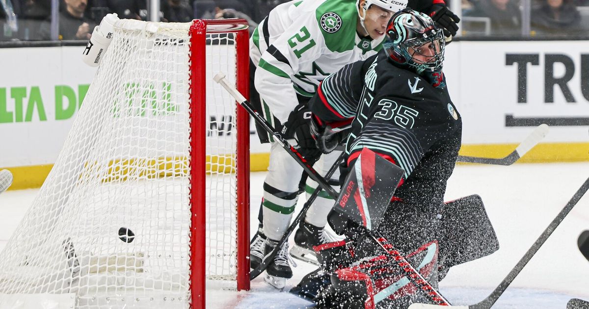 Seattle Kraken’s points streak ends with home loss to Dallas Stars ...