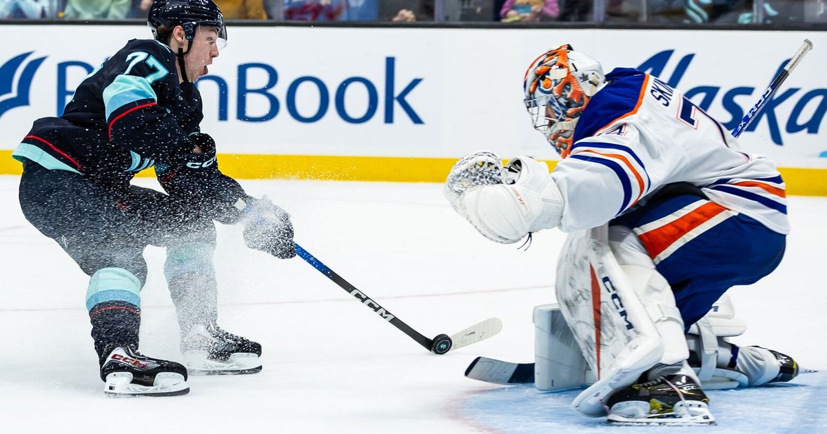 Edmonton Oilers shut out Seattle Kraken | The Seattle Times
