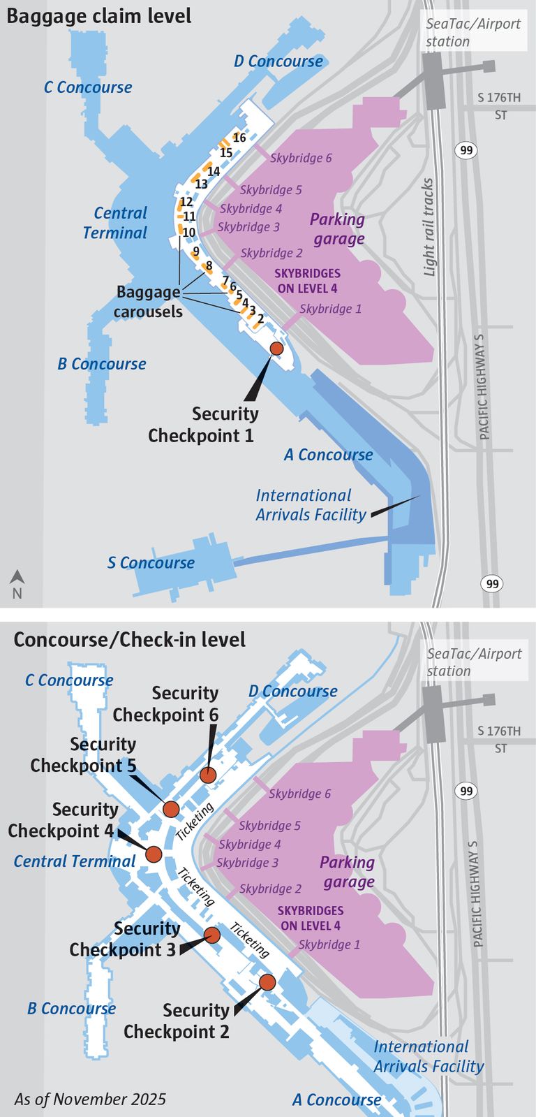 Expanded Sea-Tac security checkpoint opens ahead of Thanksgiving | The ...