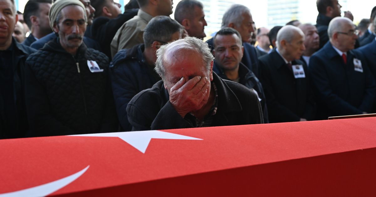 Turkey holds funeral for 20 military personnel killed in Georgia plane ...