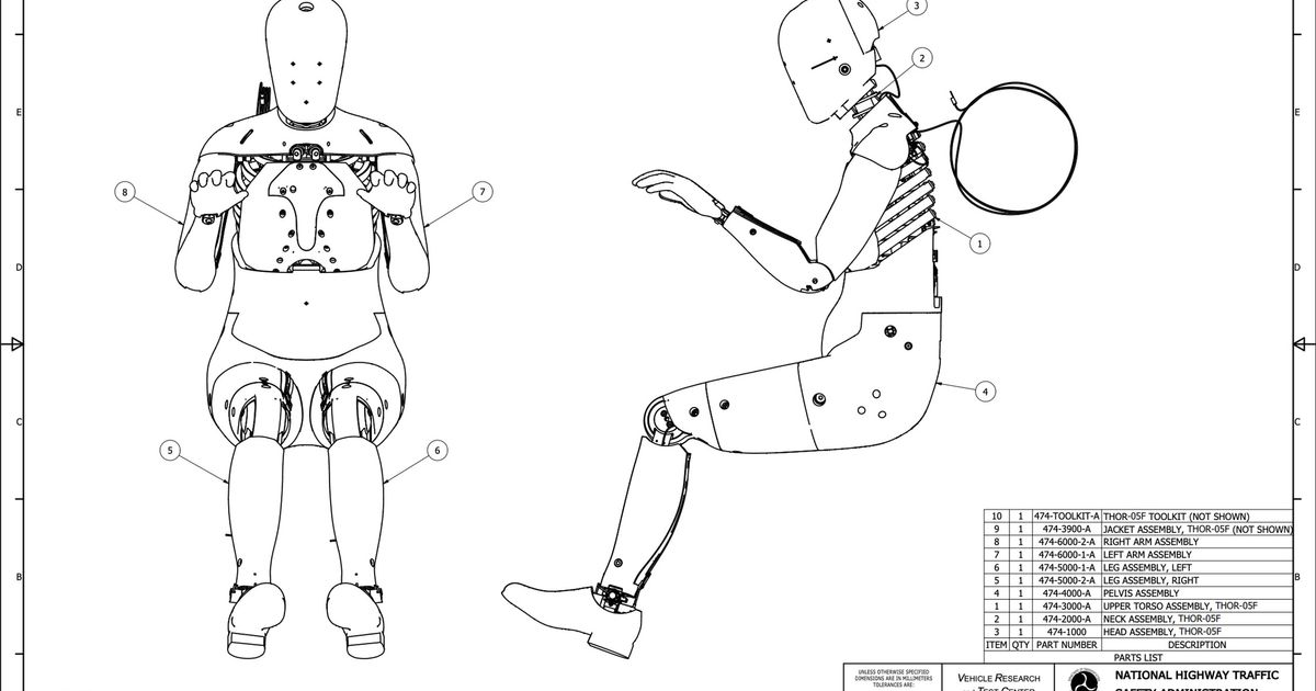 U.S. Introduces New Female Crash-Test Dummy Standards | The Seattle Times