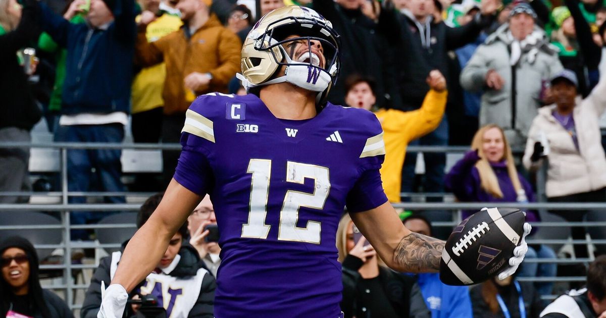 Denzel Boston, Huskies star WR, forgoes final season at UW to enter NFL ...