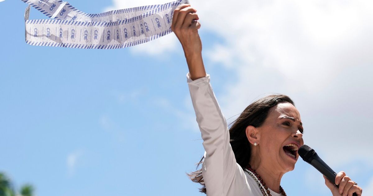 Appearance by Venezuelan Nobel Peace laureate María Corina Machado ...