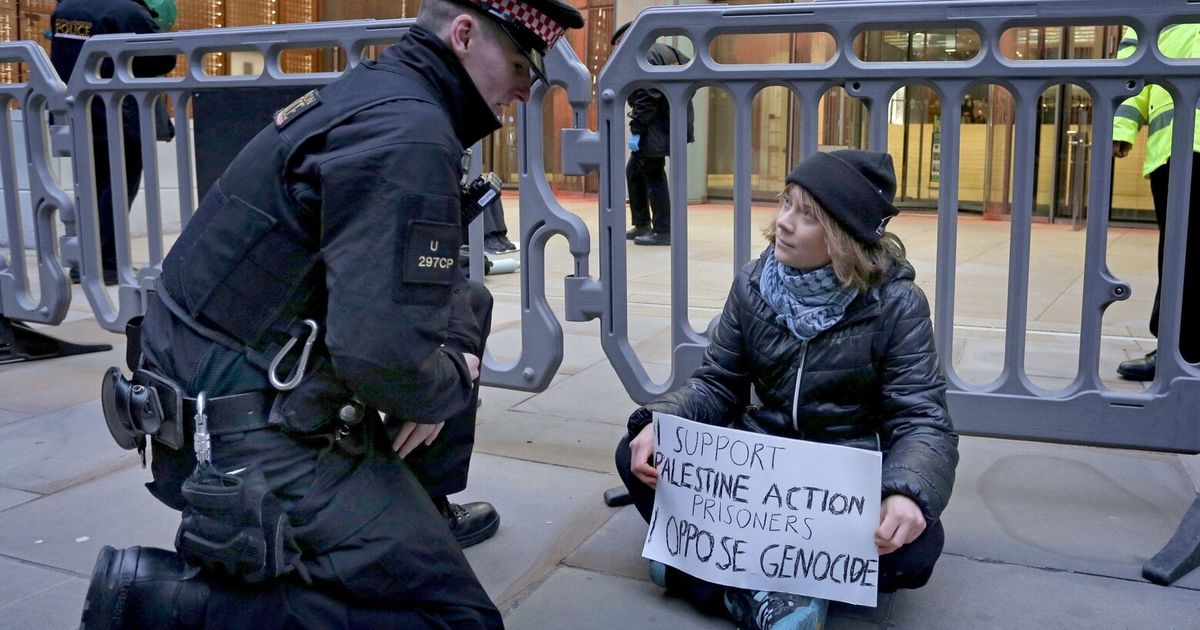 Greta Thunberg arrested at U.K. protest supporting Palestine Action ...