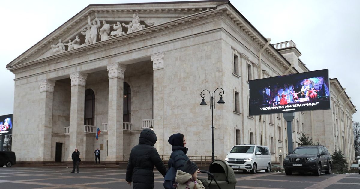 Russia opens rebuilt Mariupol theater more than 3 years after Moscow ...
