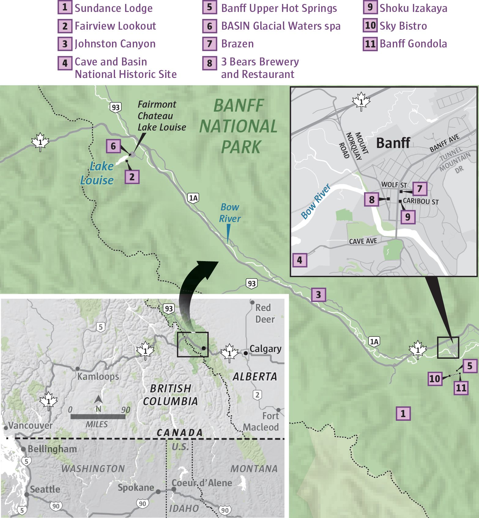 Banff National Park offers winter wonders beyond skiing | The Seattle Times