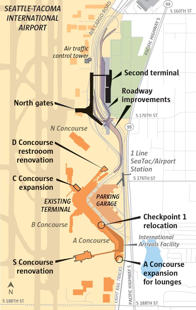Sea-Tac Airport’s answer to crowding? Construction | The Seattle Times