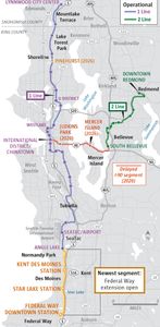 New light rail stations open with South King County party | The Seattle ...