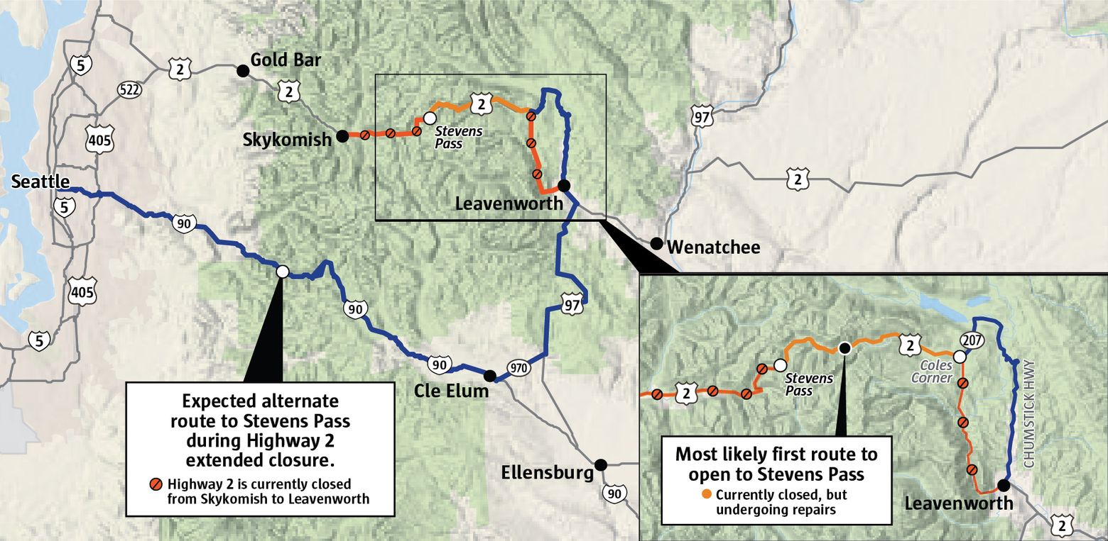 Stevens Pass pledges to open this ski season despite Highway 2 closure ...