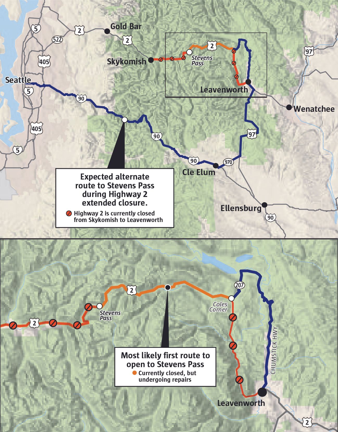 Stevens Pass pledges to open this ski season despite Highway 2 closure ...