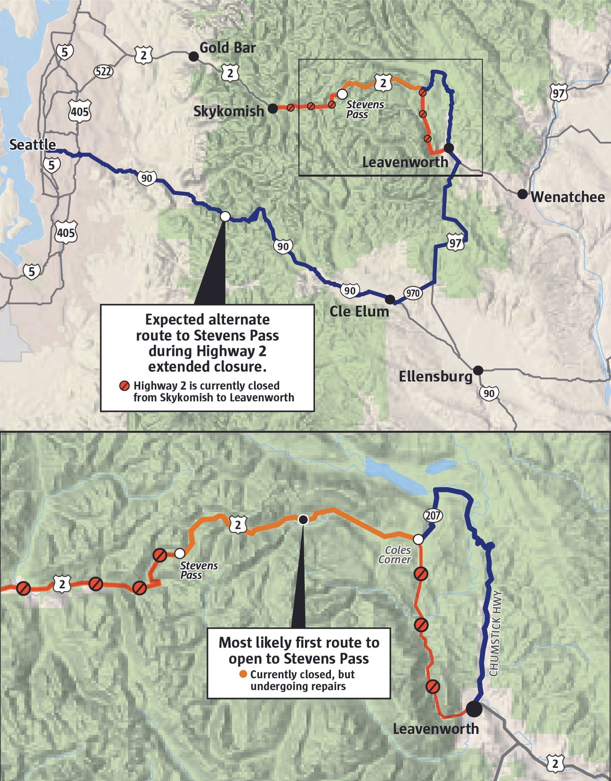 Stevens Pass pledges to open this ski season despite Highway 2 closure ...