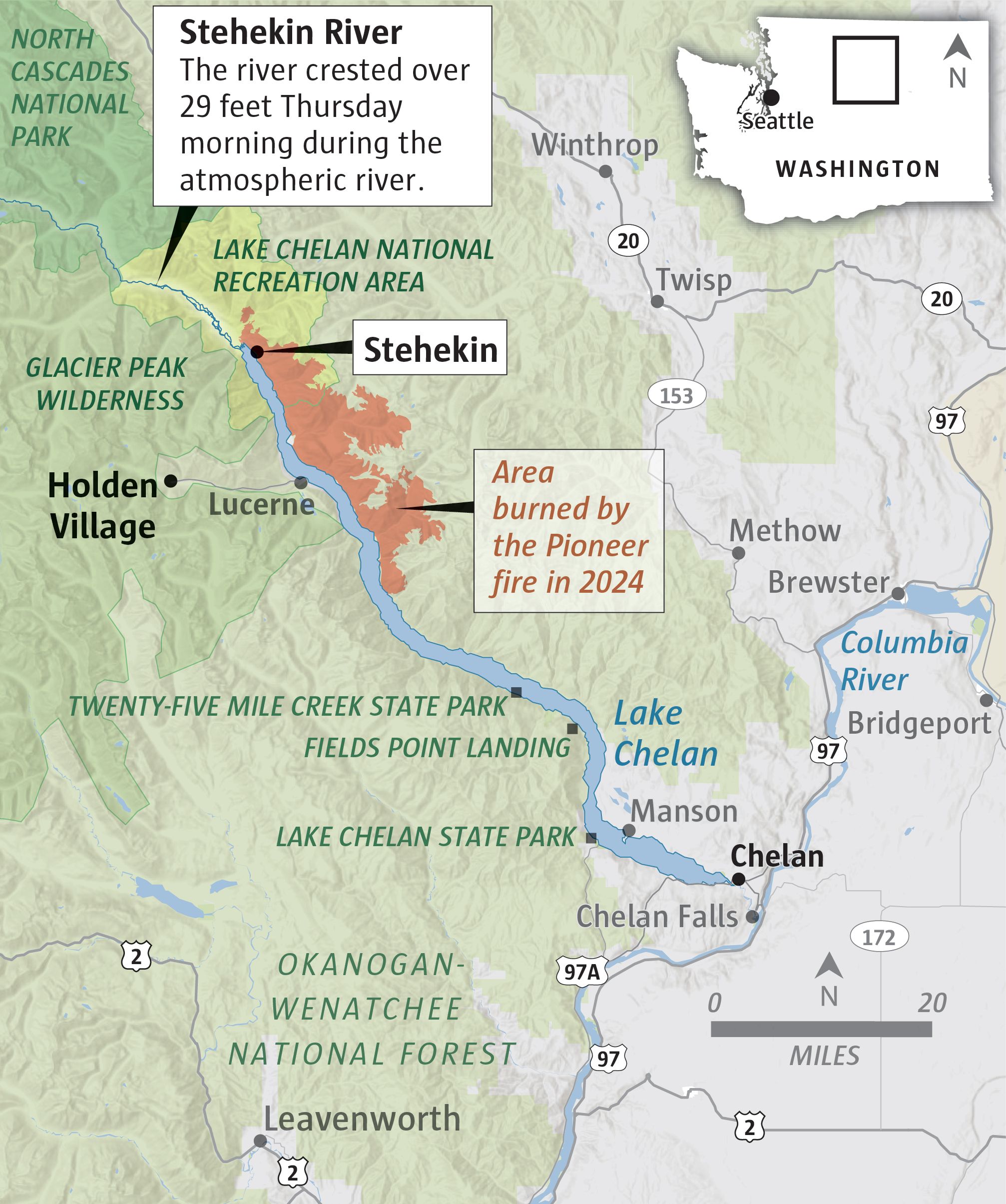 Stehekin residents repair roads after major flooding | The Seattle Times