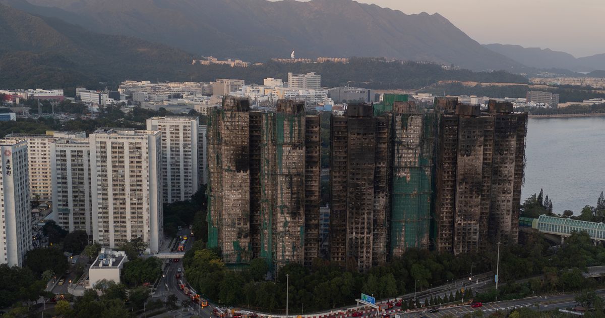 Hong Kong police arrest man for posts about deadly fire | The Seattle Times