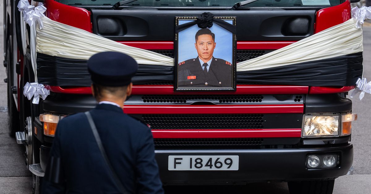 Hong Kong mourns firefighter killed in city’s deadliest fire in decades ...