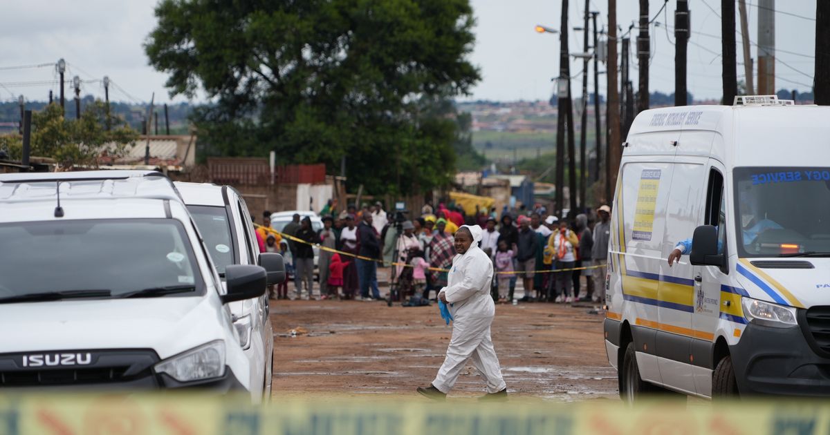 South African police continue arrests after mass shooting at a pub ...