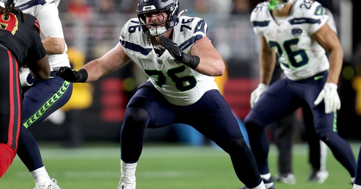 Seahawks guard Grey Zabel is rookie but no stranger to playoff games ...