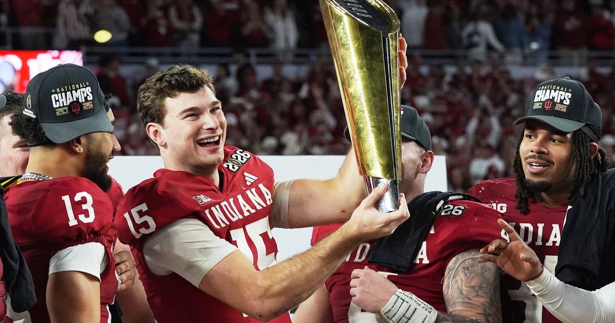 Indiana completes undefeated season, captures 1st national title | The ...