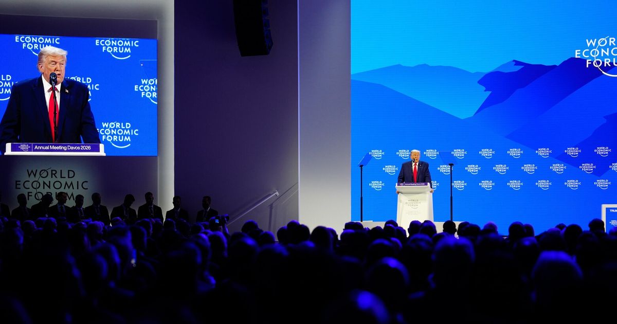 Live: Trump in Davos says NATO should allow the US to take Greenland ...