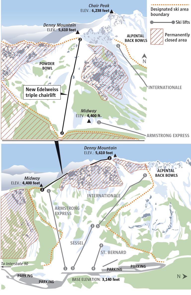 Alpental ski area at Snoqualmie Pass opens for season with new chair ...