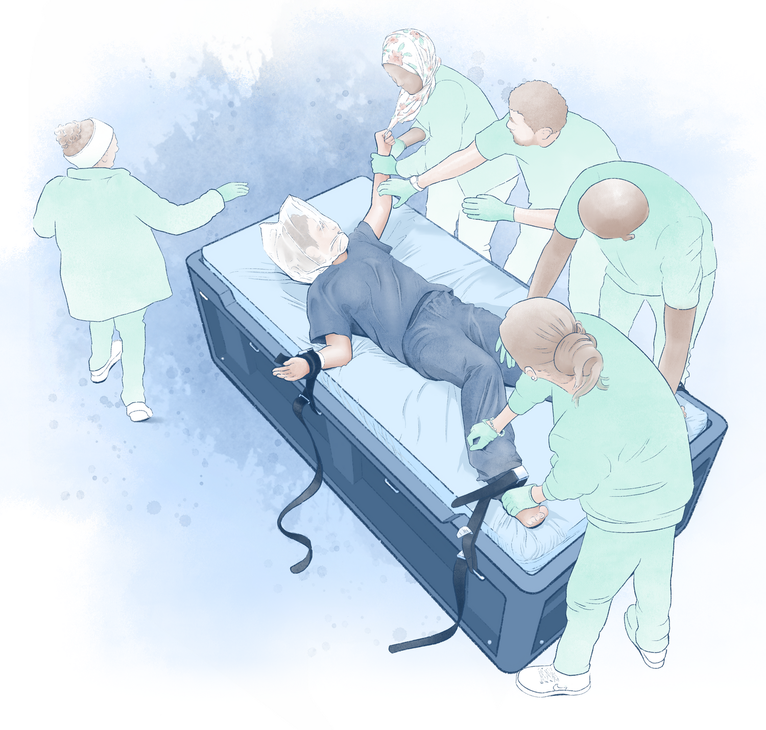 When hospitals use spit hoods on patients, no one is watching | The ...