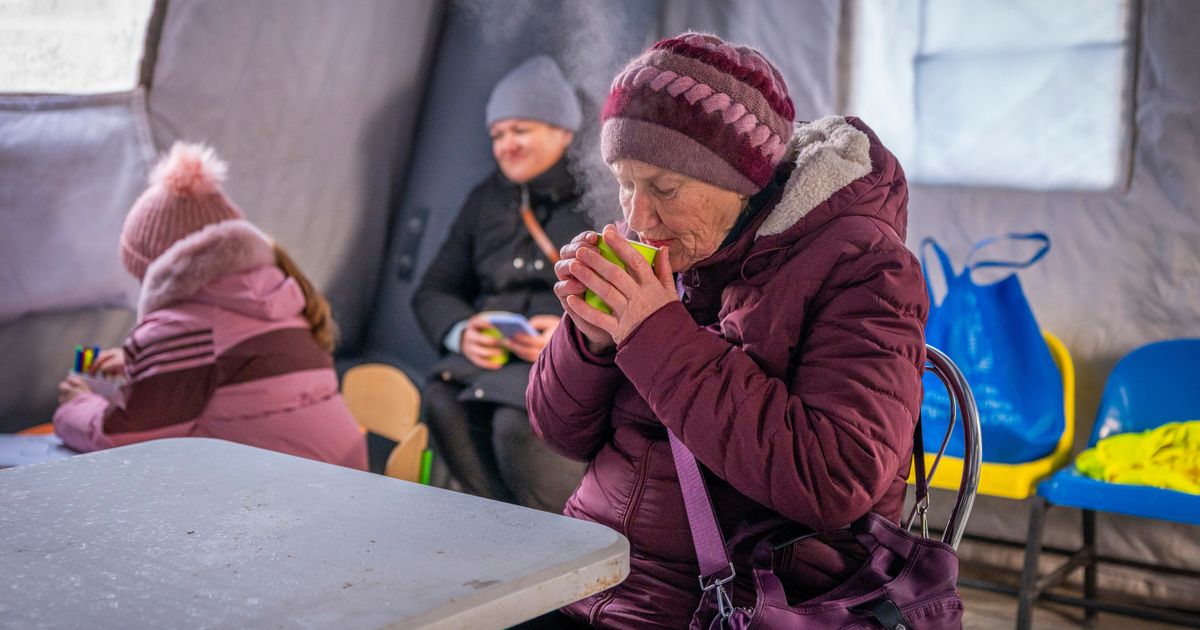 Photos show Ukrainians enduring a frigid winter after Russian strikes ...