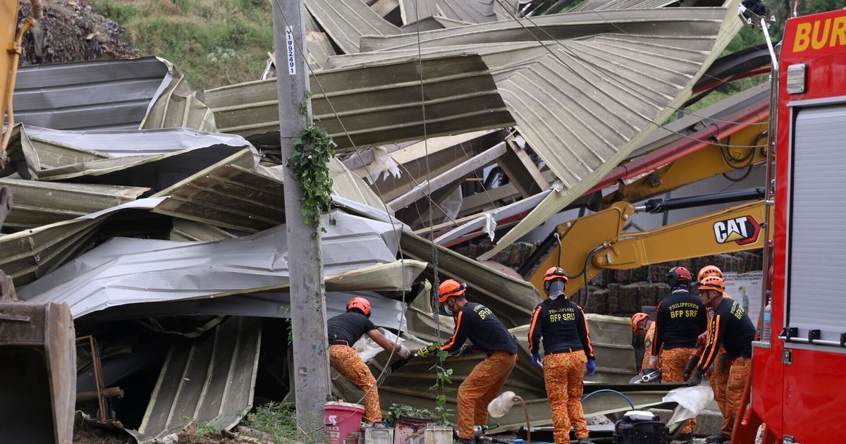 Photos show aftermath of avalanche of garbage at a Philippines landfill ...