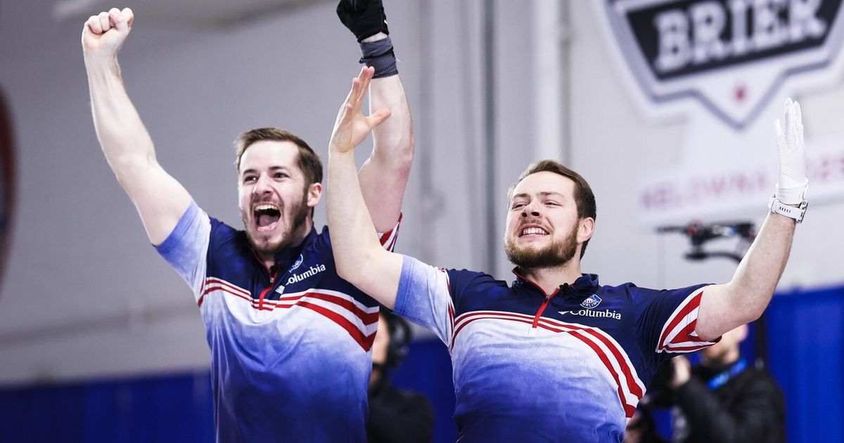 WA curlers Ben Richardson and Luc Violette competing for USA at first ...