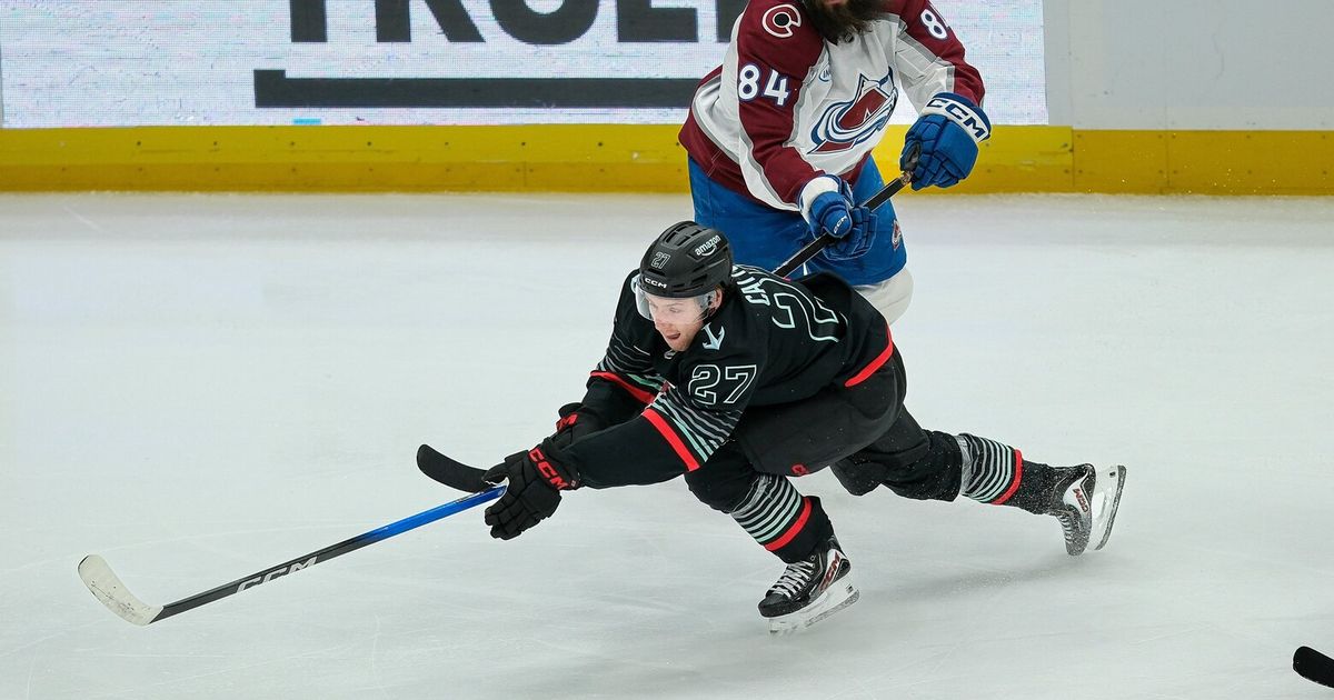 Seattle Kraken fall out of playoff spot with loss to Colorado Avalanche ...