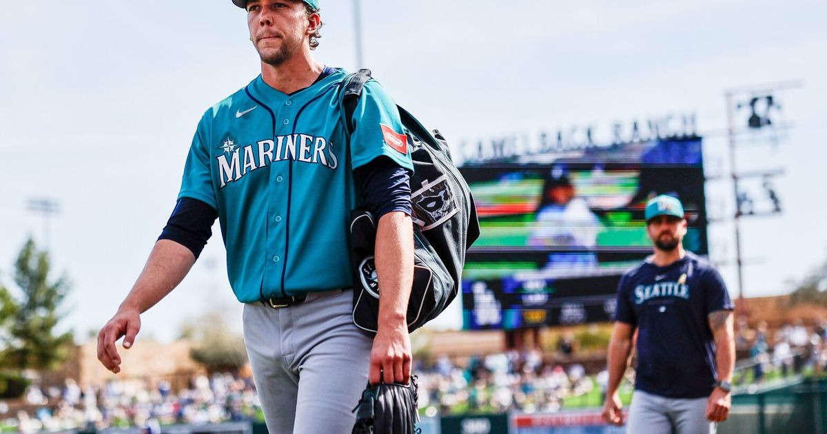 Mariners’ Logan Gilbert scuffles in spring start vs. Angels | The ...