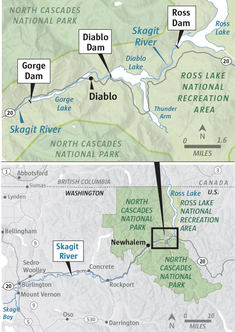 Seattle City Light proposes $4 billion for Skagit River hydropower dams ...