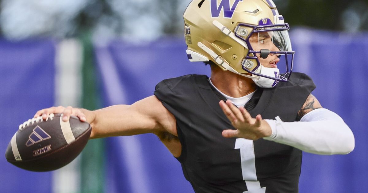 Quarterback Demond Williams Jr. is undisputed face of UW offense this ...