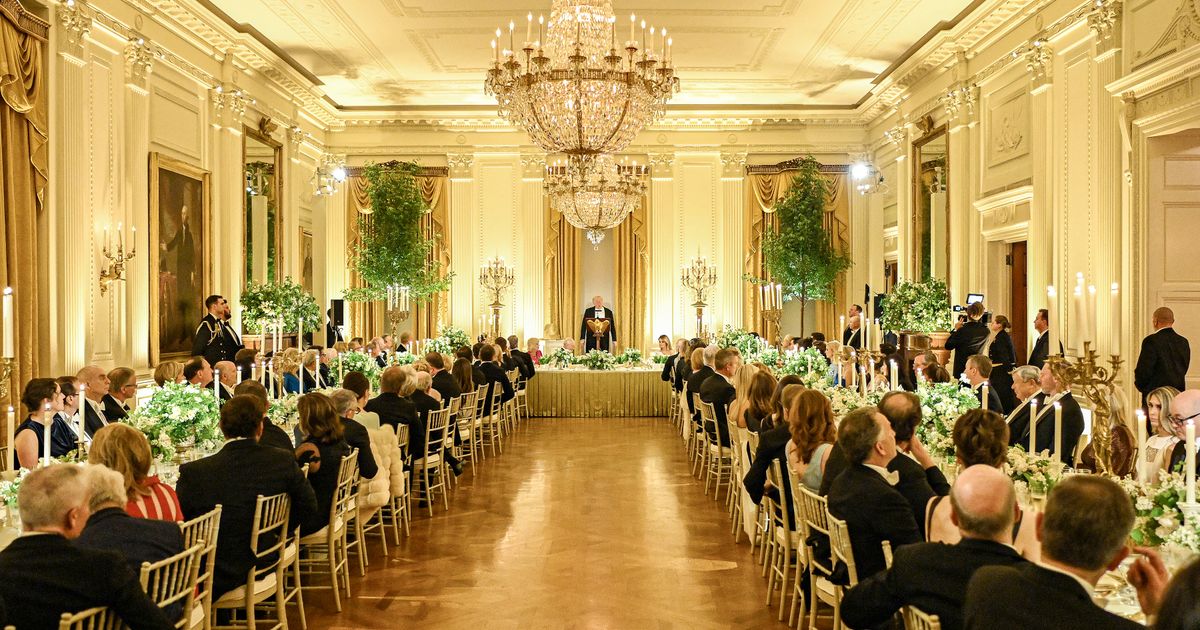 At State Dinner, King Charles Charms the Court of Trump | The Seattle Times