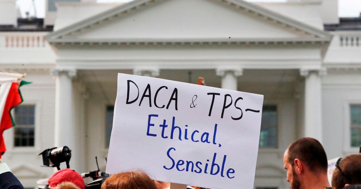 The Latest: Supreme Court to hear arguments on ending legal protections ...