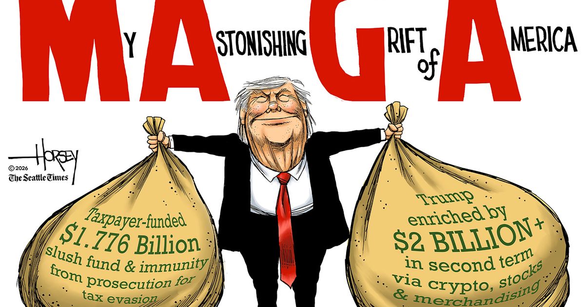 Trump’s IRS settlement, slush fund are shocking grift | The Seattle Times