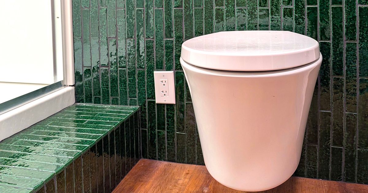 Looking for a sleek bathroom design? Enter the floating, wall-hung ...