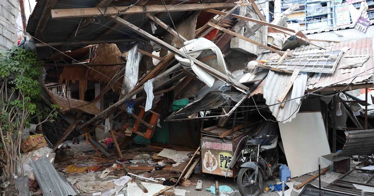 Many feared trapped under earthquake rubble in Philippines | The ...