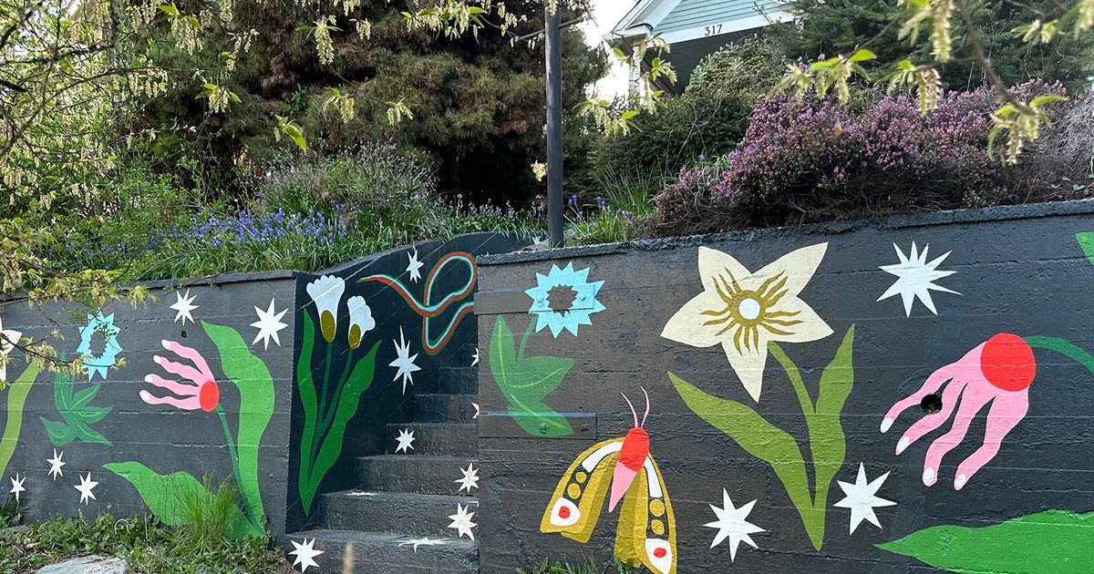 Handpainted murals transform exteriors into works of art | The Seattle ...