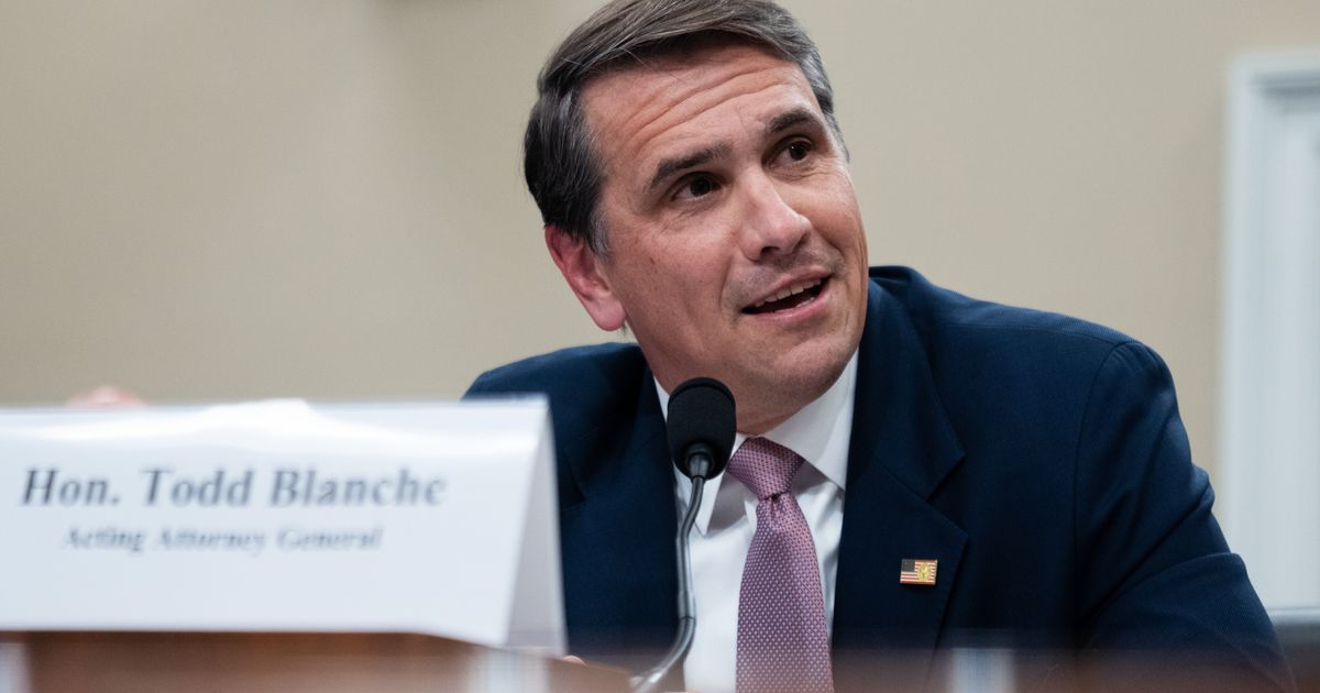 Trump says he’s nominating Todd Blanche to serve as attorney general ...