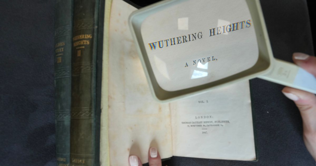 A rare first edition of ‘Wuthering Heights’ complete with spelling ...